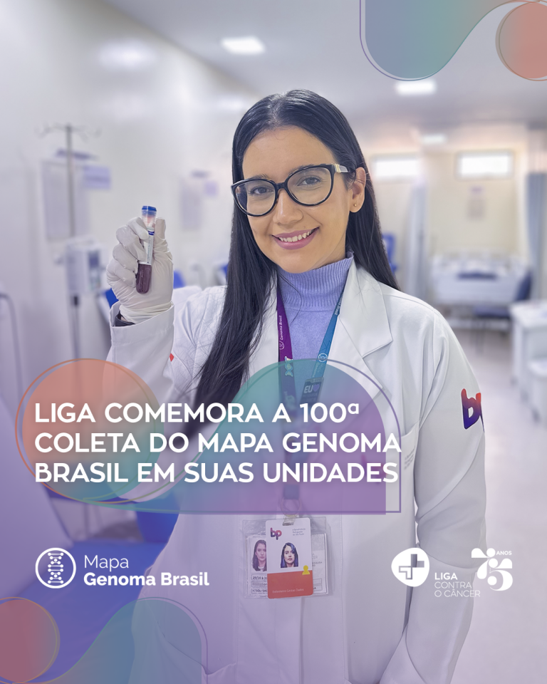 Liga Contra o Câncer comemora a 100ª coleta do Mapa Genoma Brasil em suas unidades - Ensino ...